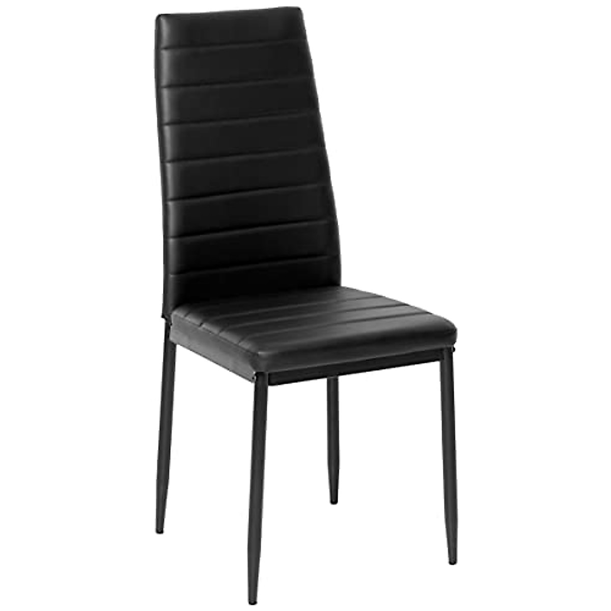 IDS Online Modern Style with Black PU Leather Dining Side Chair