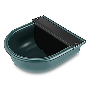 GOTOTOP Automatic Waterer Bowl, Large 4L Automatic Pet Waterer Float Valve Water Trough Livestock Drinking Bowl for Cat Sheep Dog Horse Farm Supplies
