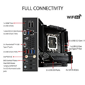 ASUS ROG Strix Z690-I Gaming mini-ITX Motherboard - WiFi 6E, PCIe 5.0, DDR5, Thunderbolt 4, M.2