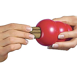 KONG - Classic and Ziggies - Dog Chew Toy with Dog Treats - for Small Dogs