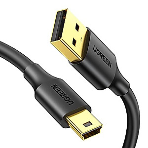UGREEN Mini USB Cable 3FT,USB Mini Cable Mini USB 2.0 Cable,USB Mini B Cord Mini USB Charger Cable Compatible with Garmin Nuvi GPS,SatNav,Dash Cam,Camera,PS3 Controller,Hard Drive,GoPro Hero 3+,PDA