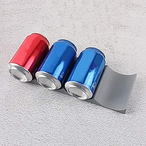 Yardwe European Style Wine Rack Plastic Wine Bottle Display Stacking Mat Can Easy Stacker Kitchen Cabinet Fridge Storage Rack (Dark Grey)