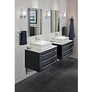 Moen YB0486CH Align 9-Inch Modern Hand -Towel Bar, Chrome