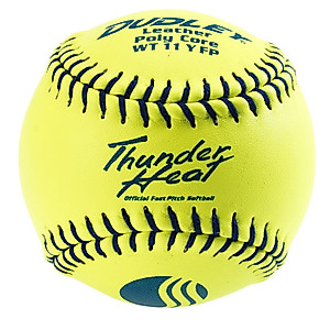 Dudley 11" USSSA Thunder Heat Leather Fastpitch Softball - pack of 12