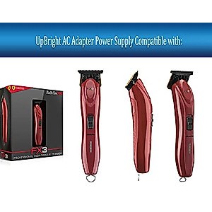 UpBright AC/DC Adapter Compatible with BaByliss PRO FXX3T FX3 FX 3 Collection Professional High-Torque Cordless Hair Trimmer BabylissPro DSA-12PF09-12FUS 120100 (R) 12V Power Supply Battery Charger
