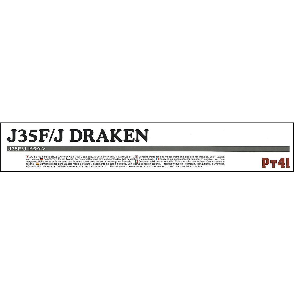 J35-F/J Draken Swedish Interceptor 1/48 Hasegawa