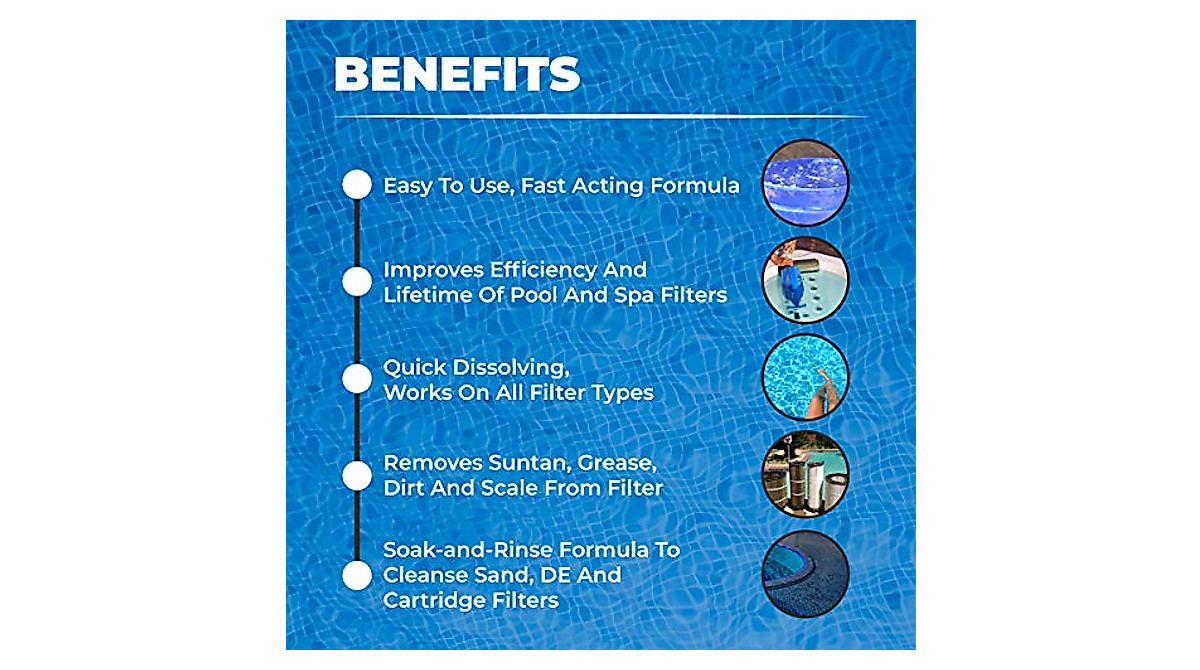 AquaDoc Hot Tub Filter Cleaner - Easy Spa Maintenance