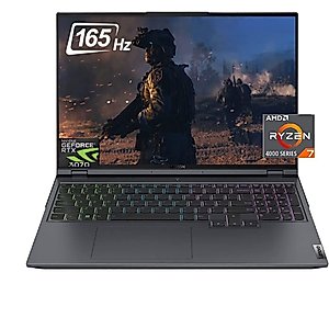 Lenovo Latest Legion 5 Pro 16" 165Hz QHD IPS Gaming Laptop, AMD Ryzen 7 5800H, 32GB RAM 1TB PCIe SSD, NVIDIA GeForce RTX 3070 8GB, Wi-Fi, Webcam, RGB Backlit Keyboard, Windows 11 Home, Grey