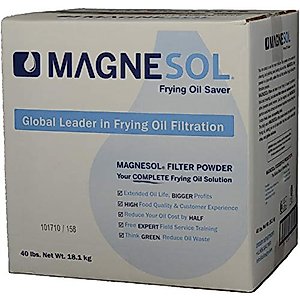 Magnesol Fryer Filter Powder by Dallas Group, Deep Fryer FryPowder, Save Fryer Oil, Extend Oil Life, Fry Oil Filtration, (1x40lb)