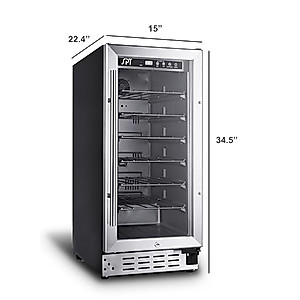 SPT WC-3302USA: 33-Bottle Under-Counter Wine Cooler (Commercial Grade)