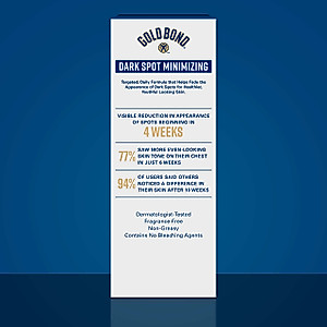 Gold Bond Age Renew Dark Spot Minimizing Age Renew Body Cream, 2 oz., With No Bleaching Agents