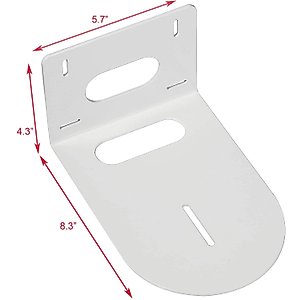 Camera Mounting Bracket ,Small Universal Camera Wall Mount Bracket Includes All Hardware for Mounting Small Based,White