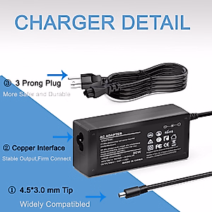 Ibatts 90W Ac Adapter Charger for Dell OptiPlex Micro 9020 7050 7010 7040 7080 7060 7070 5050 5070 5090 5080 5060 3080 3050 3040 3070 3090 3046 MFF Business Desktop Computer PC;7700 Power Cord Supply