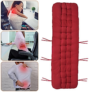 iMounTEK Lounge Chair Cushions 67x22x4in Thickened Padding Chaise Lounger Cushion Recliner Rocking Chair Sofa Mat Pad Chair Cushion for Indoor Outdoor Furniture, Zero Gravity Chair Cushion/Red