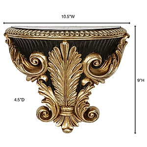 Touch of Class Camilla Black Wall Shelf