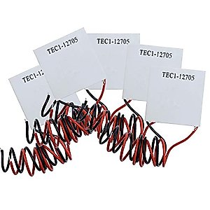 TEC1-12705 12V 50W 40MMX40MM Heatsinks Semiconductor Refrigeration Thermoelectric Cooler Cooling Peltier Plate Module.