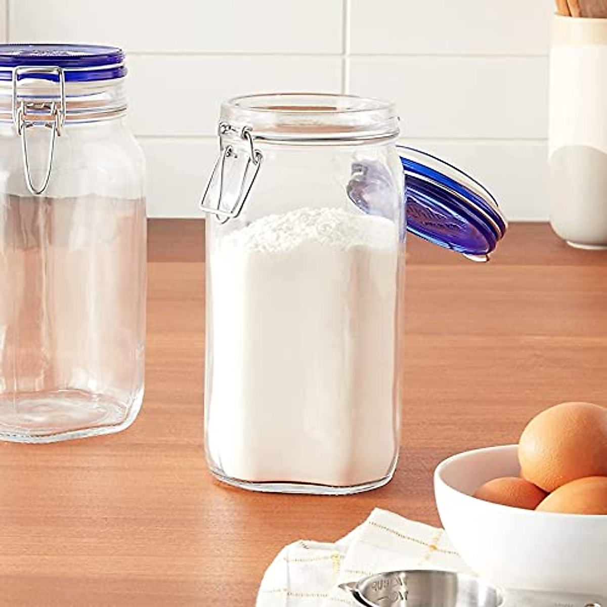 Bormioli Rocco Fido Jar - 1.5 Liter (50.75 oz.) - Blue