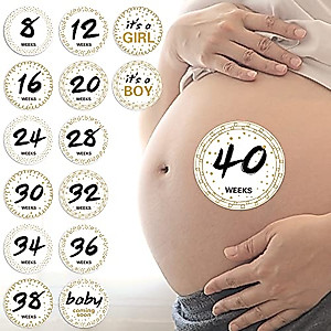 Pregnancy Journal Memory Book with Stickers,Pregnancy Book for Mom to Be Gift,Pregnancy Journals for First Time Moms (A)