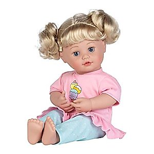 Adora My Cuddle & Coo Babies Collection, 15" Baby Doll with Sweet Powder Scent and 5 Touch Activated Sounds: She Cries, Coos, Giggles, Kisses Back & Says Momma Birthday Gift For Ages 3+ - Sweet Dreams