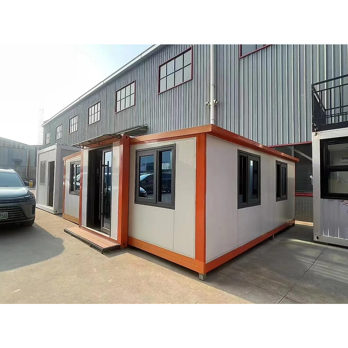 Generic Manufacturer 40FT Homes prefab Steel Expandable Container Houses Extendable Foldable Container House Including bedrooms, Kitchen, Bathroom and a Free TV