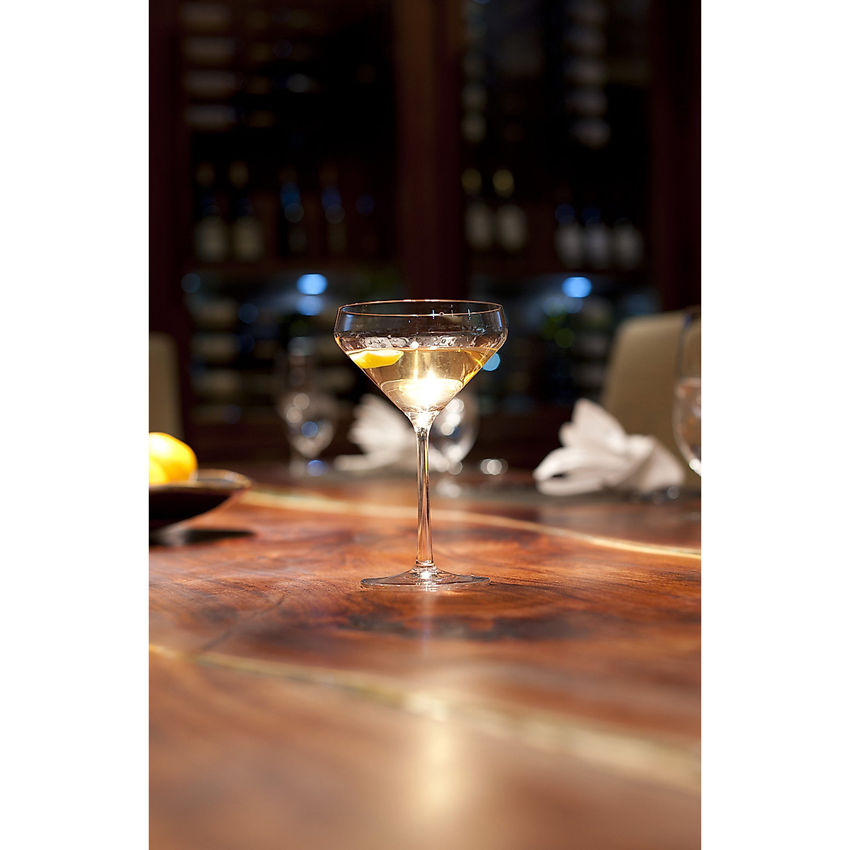 Zwiesel Glas Pure German Crystal Glassware Collection, 6 Count (Pack of 1), Martini Cocktail Glass