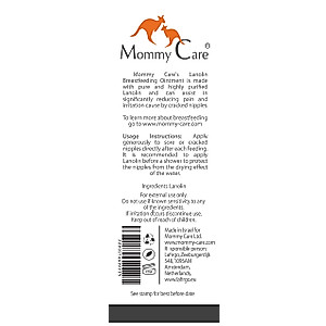 Mommy Care Lanolin Nipple Cream for Breastfeeding Cream baby Nursing Cracked Nipple 40ml/1.35 fl.oz Mothers Nipple Relief Ointment Natural Anti Cracking Sore Nipple Cream