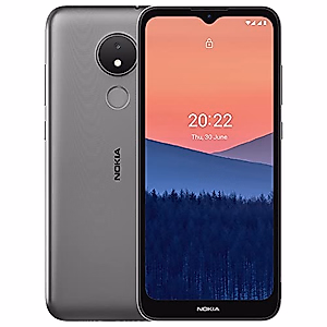 Nokia C21 | Android 11 (Go Edition) | Unlocked Smartphone | All Day Battery | Dual SIM | 2/32GB | 6.52-Inch Screen | Charcoal
