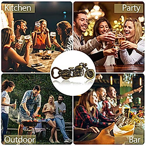 Beer Gifts for Men Dad Boyfriend Husband, Fathers Day, Gifts from Daughter Son Motorcycle Bottle Opener, Birthday Bikers Presents for Him Grandpa