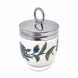 Royal Worcester Palmyra Porcelain Made In England Single Egg Coddler Poacher