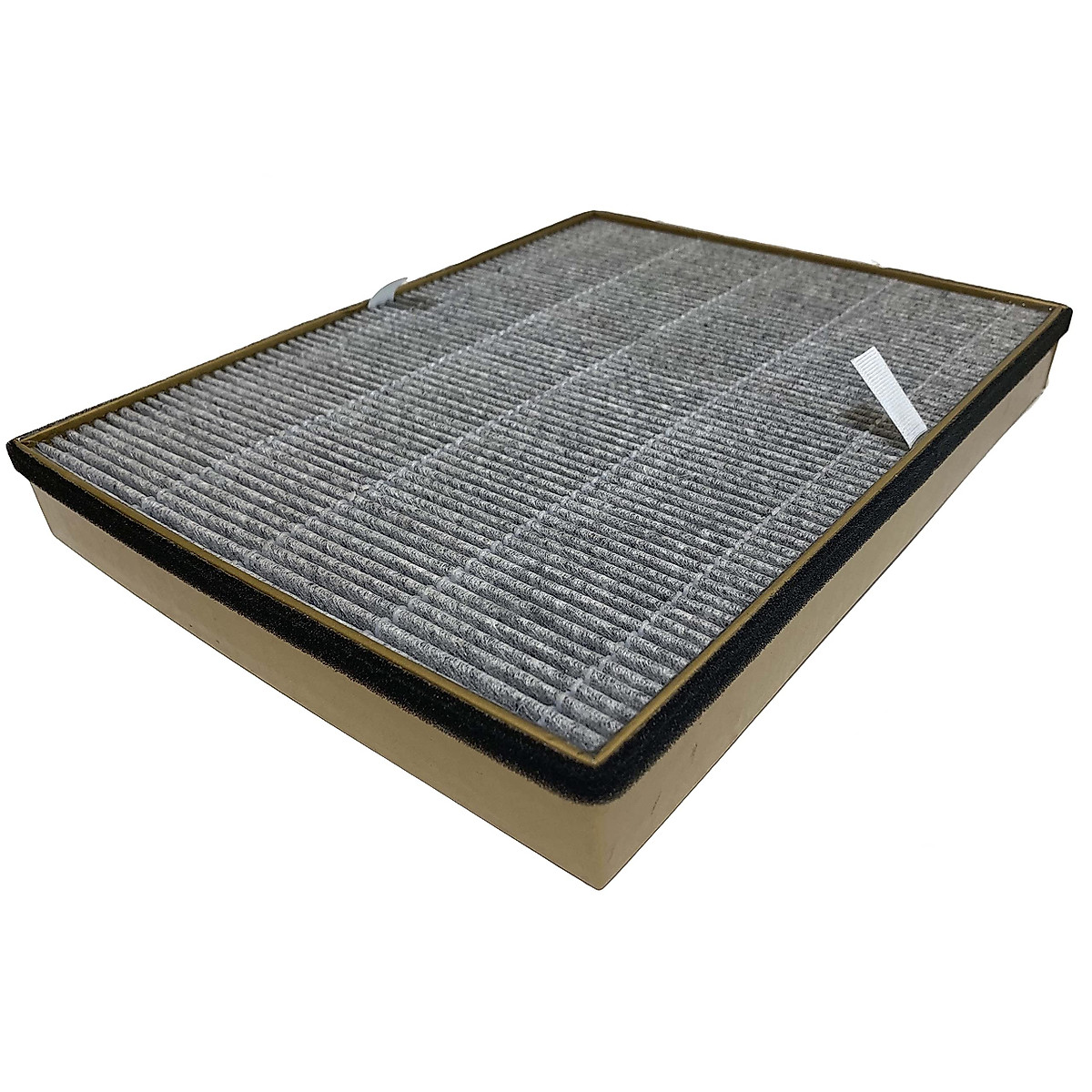 Nispira True HEPA Replacement Filter for Air Purifier, Compatible with TaoTronics TT-AP002, 2 Packs