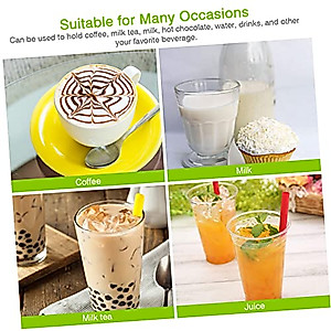 NAMOARLY 10pcs Cold Drink Insulation Bag Drink Carrying Bags Drink Carrier Bag Drink Packaging Bags Insulated Bag Insulated Drink Bag Takeaway Food Bag The Tote Bag Non-woven Fabric White