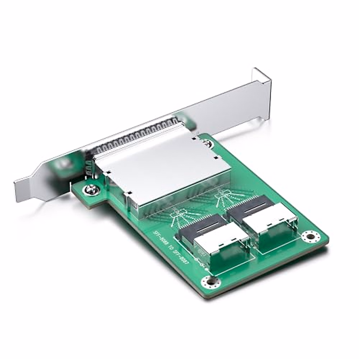 Dual Mini SAS SFF-8088 to SFF-8087 Mini SAS Adapter, with Low Profile and Full-Height Profile Bracket
