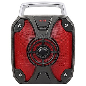 Rockville ROCKBOX 6.5" 100 Watt Portable Rechargable Bluetooth Speaker w USB/SD, Black, 6.5"