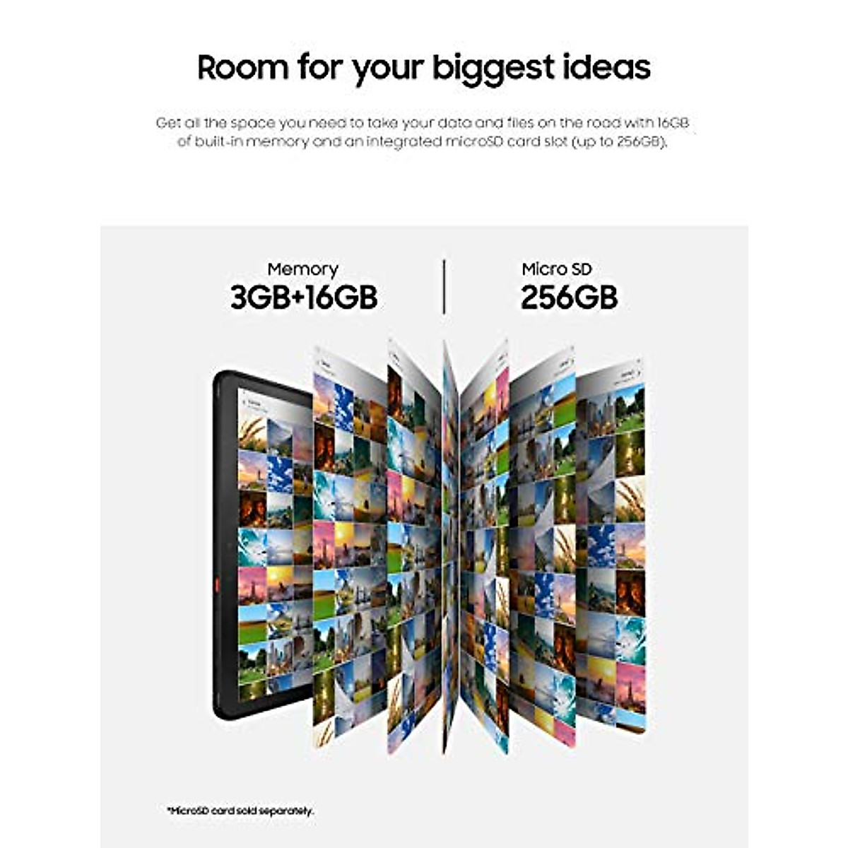 SAMSUNG Galaxy Tab Active2 8" Ruggedized Tablet Wi-Fi 16GB, Black (SM-T390NZKAXAR)