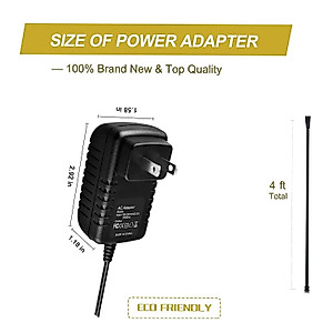 Ddkxndb Global New AC/DC Adapter for Performance P-085 Sega Genesis II & Game Gear MULD4810850 Power Supply Cord Cable PS Wall Charger Mains PSU