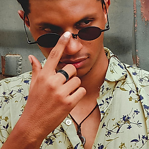 Unisex Beer Ring Bottle Opener Set Chain Rotation Ring Titanium Ring Finger Band for Women Men Jewelry Gift Christmas