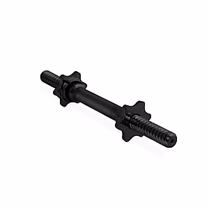 CAP Barbell 14" Standard Threaded Dumbbell Handle, Black,Black, Single