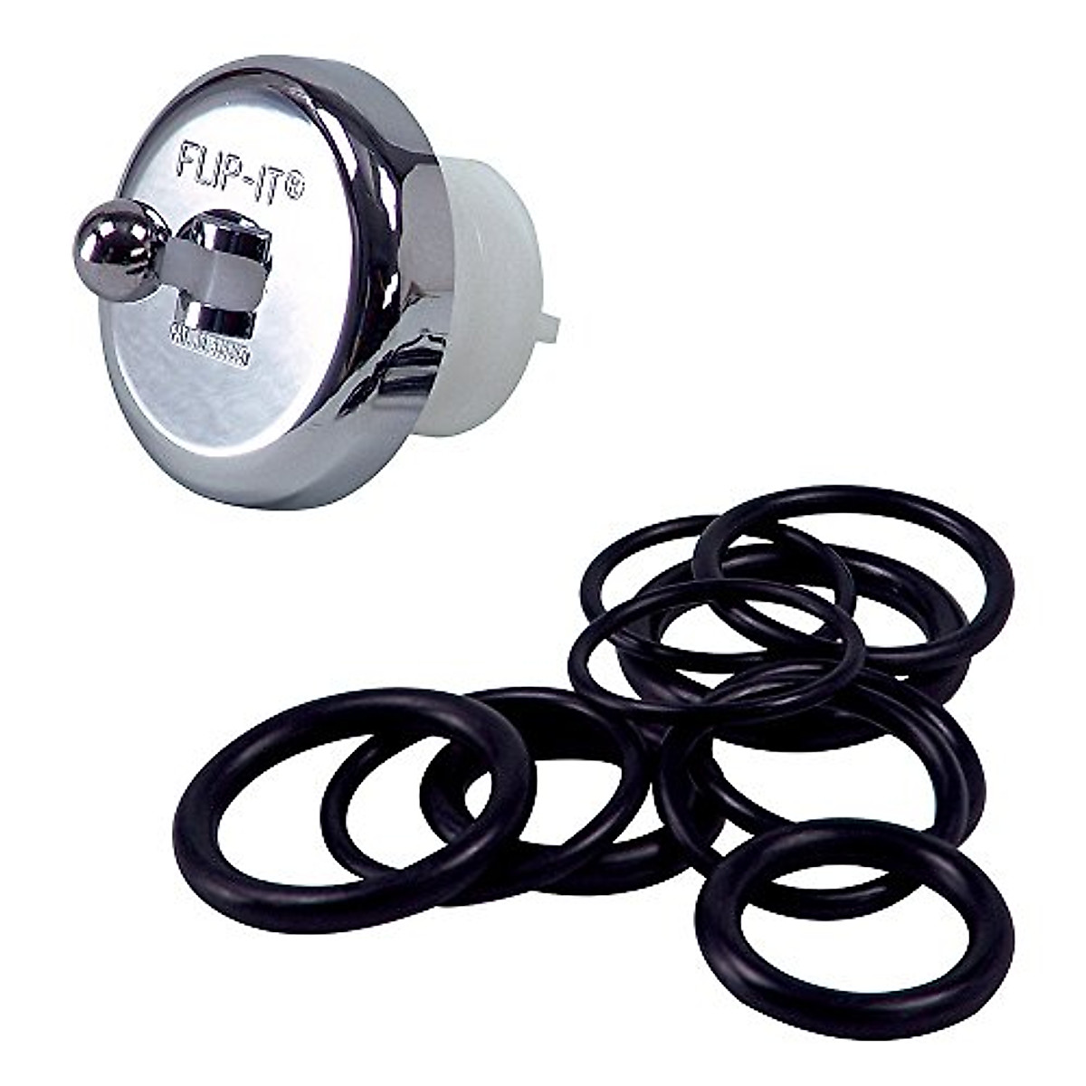 Danco 88636 Flip-It Tub Drain Stopper, Chrome