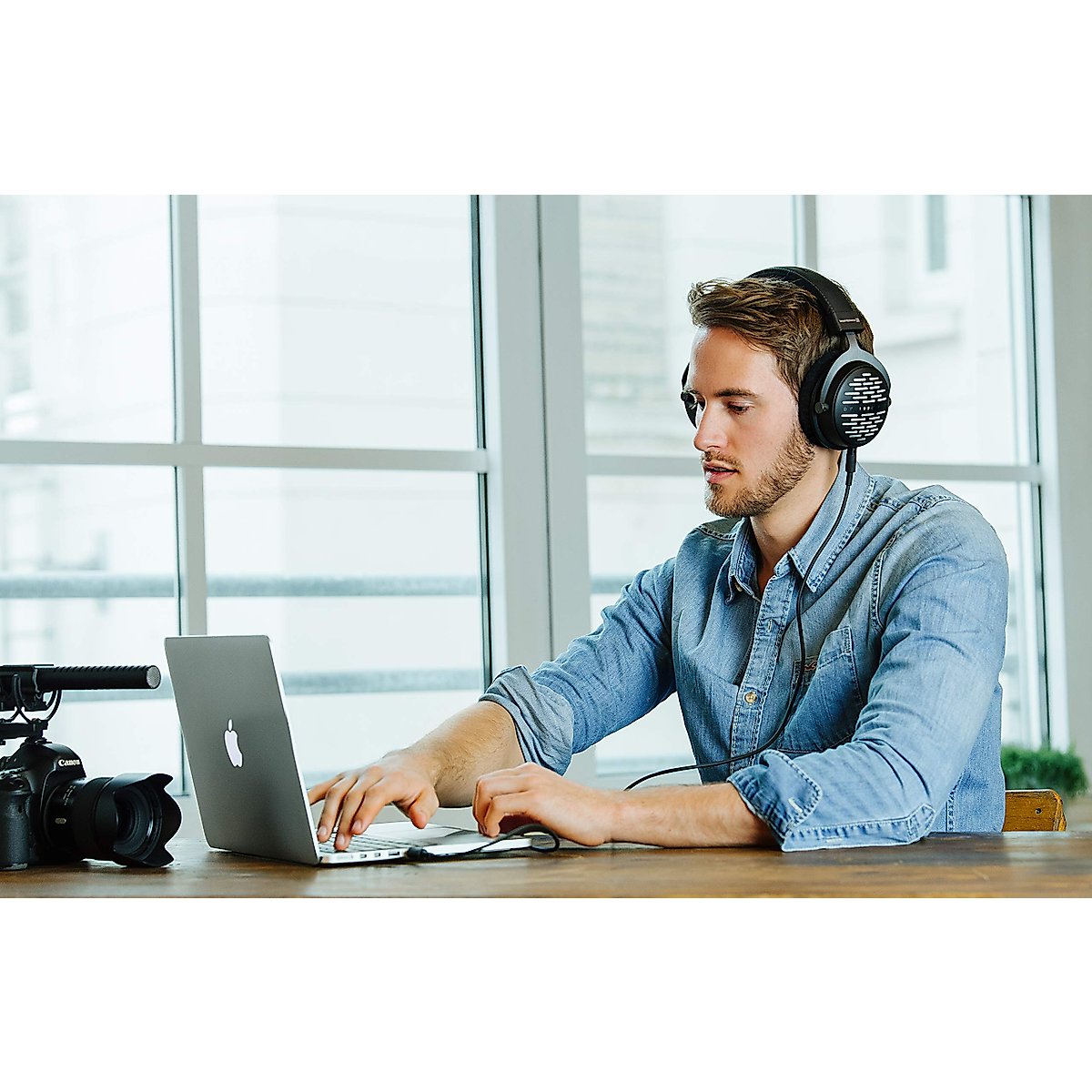 beyerdynamic DT 1990 Pro Open Studio Reference Headphones 250 Ohm Bundle with Hard Case, 1-Year Extended Protection, and Headphone Stand