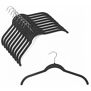 Slim-Line Black Shirt Hangers