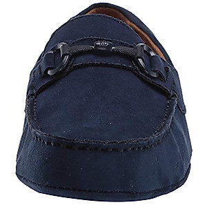 Kenneth Cole REACTION Men's Dawson Bit Driver Driving Style Loafer, Navy, 11