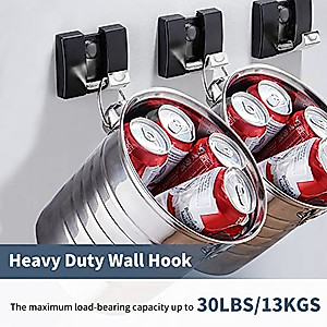 Rise age Folding Hideaway Coat Hooks, Heavy Duty Wall Hooks Retractable Hooks for Hanging Coat, Cup, Clothes, Scarf, Bags, Keys, Hats, Towel (Sliver 3 Pcs)