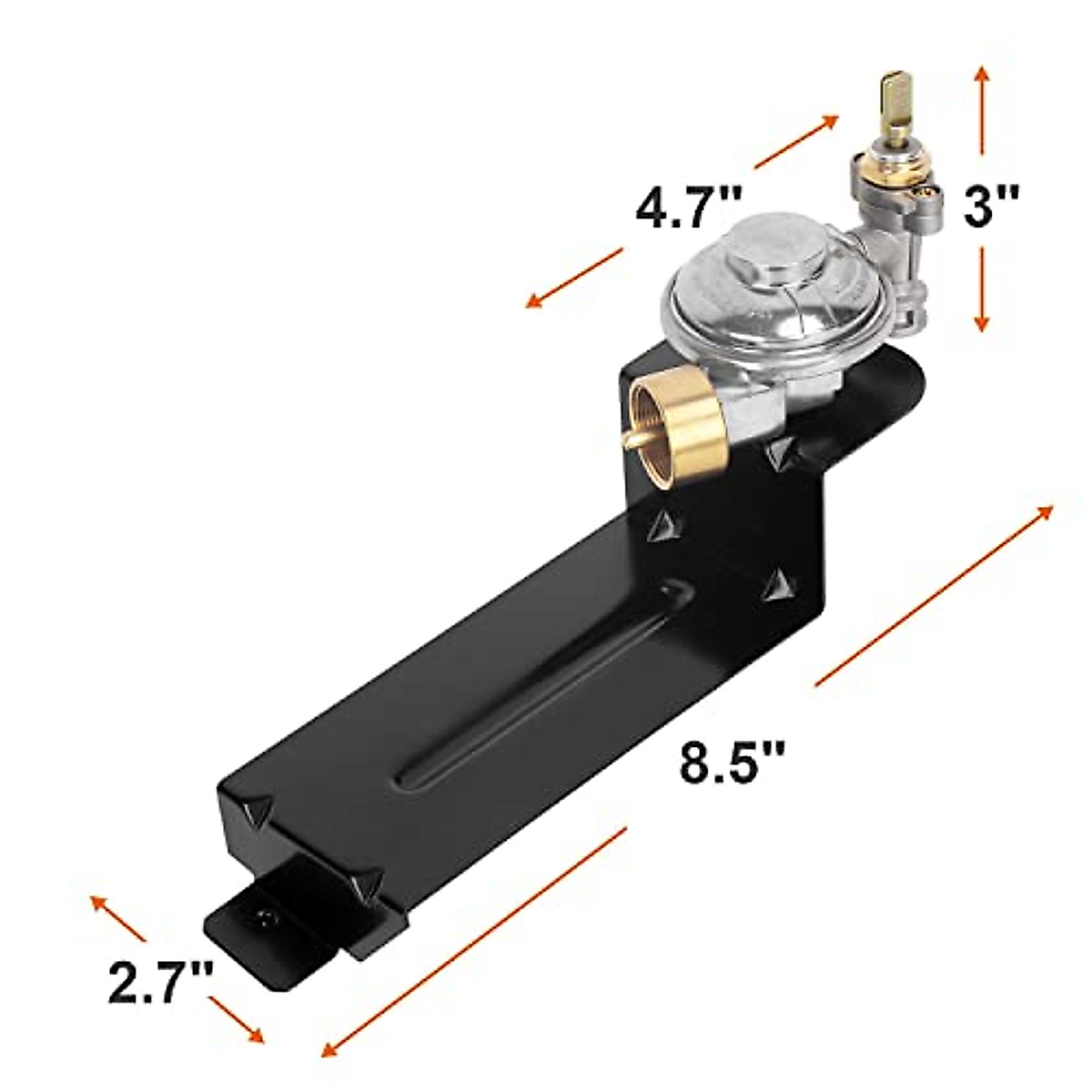 Valve Regulator for Weber Q200 Q220 Series 396001 396002 566001 566002 566801 Gas Grills, Replacement Parts for Weber 80476 Valve Regulator Assembly