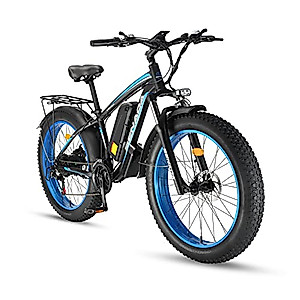 SENADA Electric Bike for Adults 48V 17.5Ah Fat Tire Electric Bikes,1000W 26" x 4" Snow Beach Ebikes for Adults 30MPH Adult Electric Bike Long Range 40-65 Miles 21-Speed Archon-Pro EBike,UL Certified