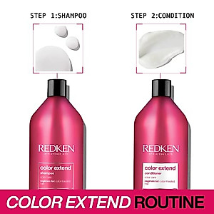 Redken Color Extend Shampoo | For Color-Treated Hair | Cleanses Hair Leaving It Manageable & Shiny