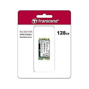 Transcend 128GB MTS430S M.2 2242 SATA3 SSD, Internal Solid State, Compatible with Laptop & PC Desktop - TS128GMTS430S