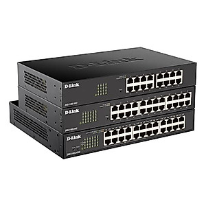 D-Link 24-Port Gigabit Smart Managed Switch | Web Managed | Cable Diagnostics | NDAA Compliant - (DGS-1100-24V2)