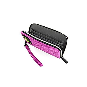 DIME BAGS Wristlet Wallet - RFID-Blocking Carrying Case with Secure Zipper and Wristlet Loop (Magenta)
