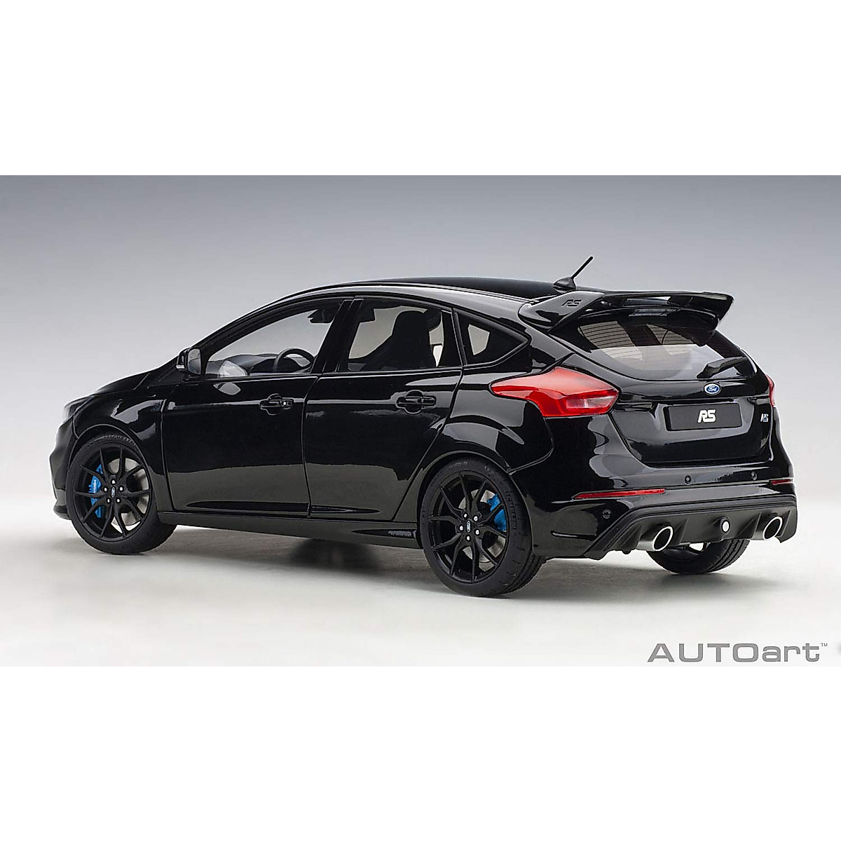 Autoart 2016 Ford Focus RS Shadow Black 1/18 Model Car