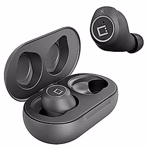 Wireless V5 Bluetooth Earbuds Compatible with Samsung Galaxy Note 10+ with Charging case for in Ear Headphones. (V5.0 Black)